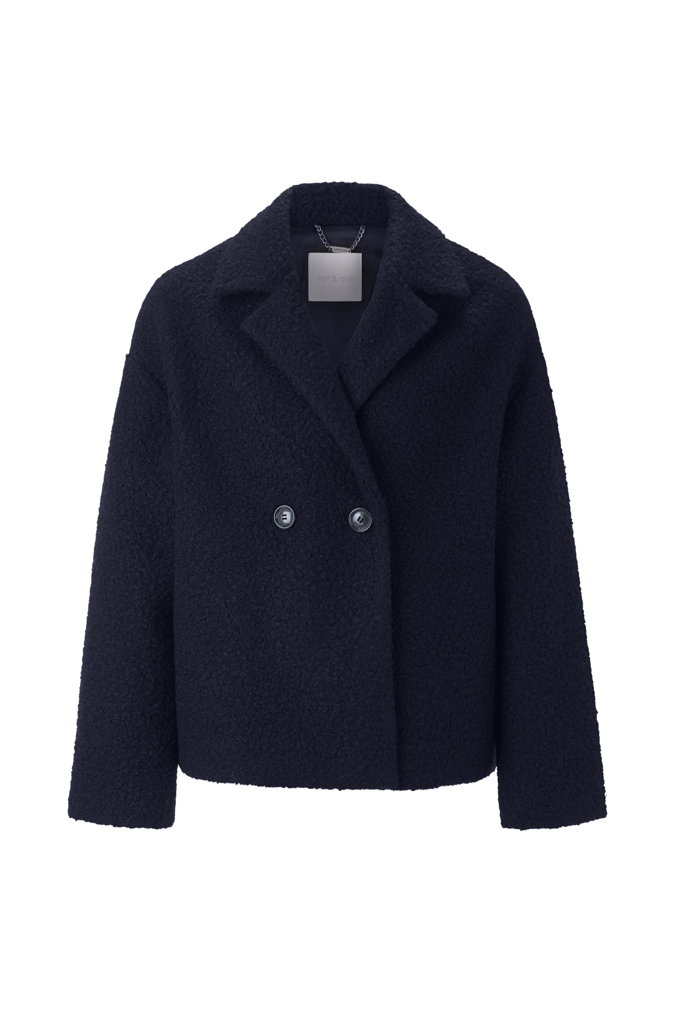 Rich & Royal Oversize Jacke in dunkelblau